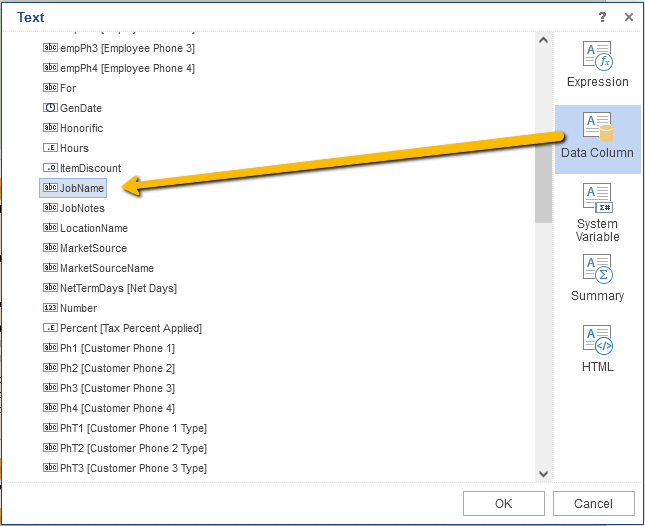 How to Use Text Items