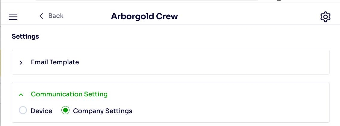 New Arborgold Crew App