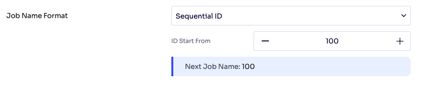 Custom Job Name Formats